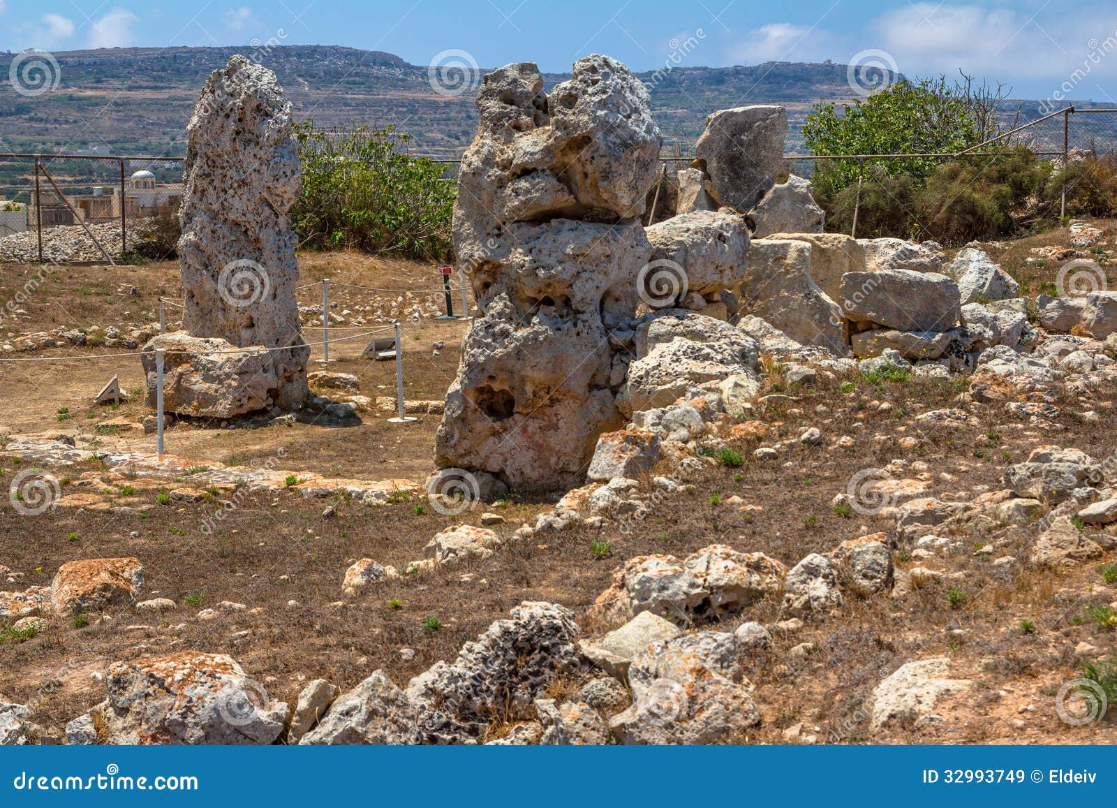 Skorba Temples stock image. Image of megalithic, unesco - 32993749