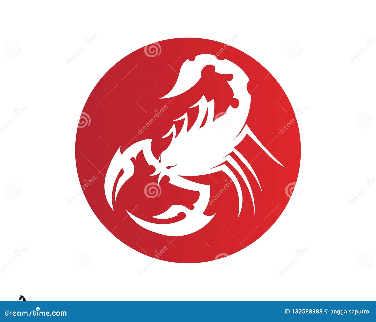 Skorpions-Logo Template Vetor-Illustration Vektor Abbildung ...