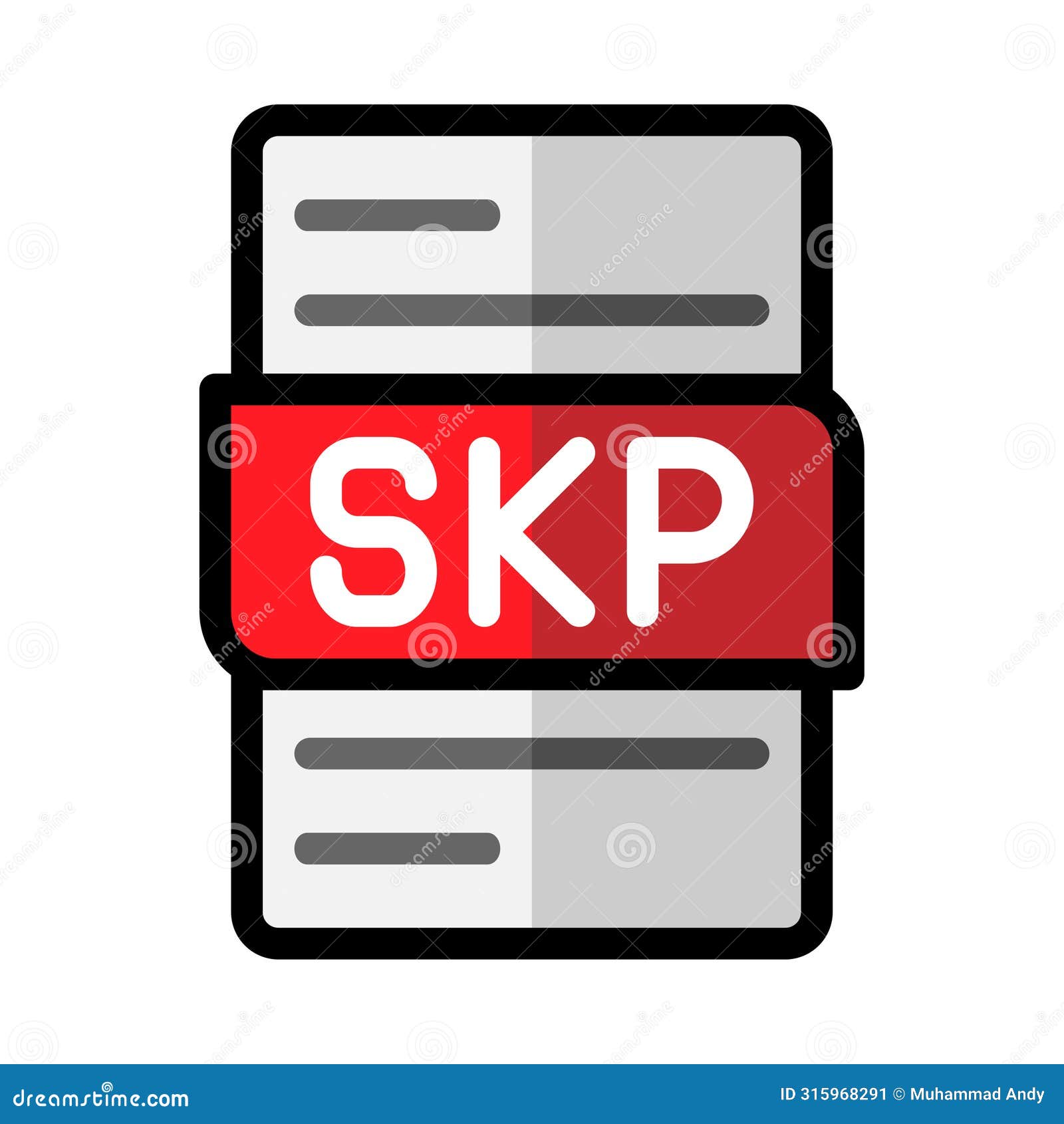 Skp File Type Flat Icons. Document Files Format Graphic Design Outline ...