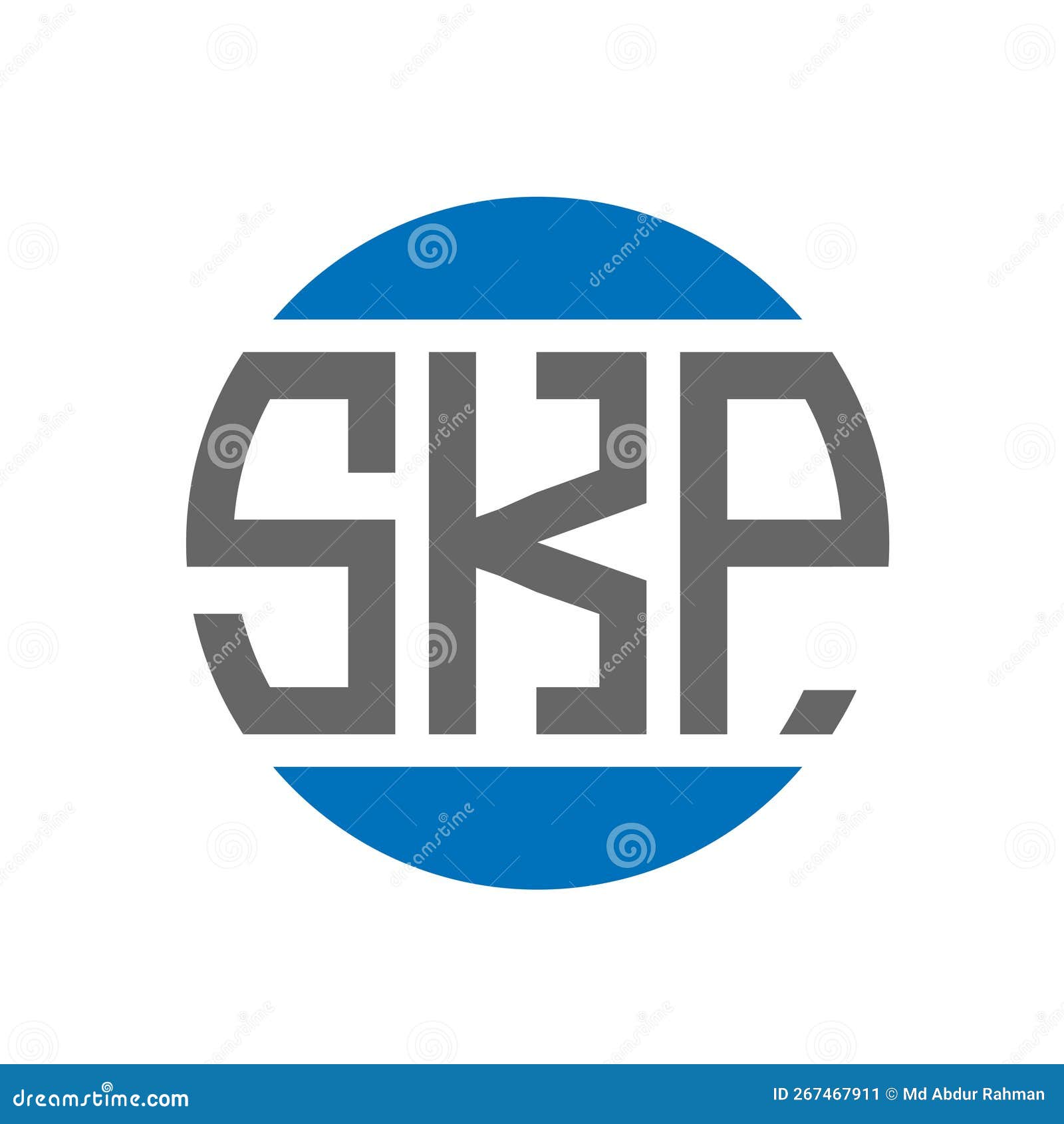 SKP Letter Logo Design on White Background. SKP Creative Initials ...