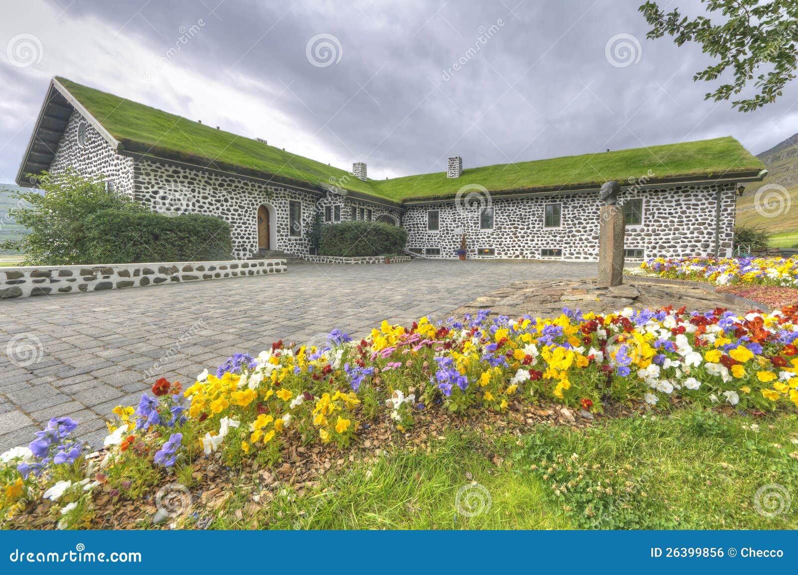 Skriduklaustur Farm, Iceland Stock Photo - Image of building, folk ...