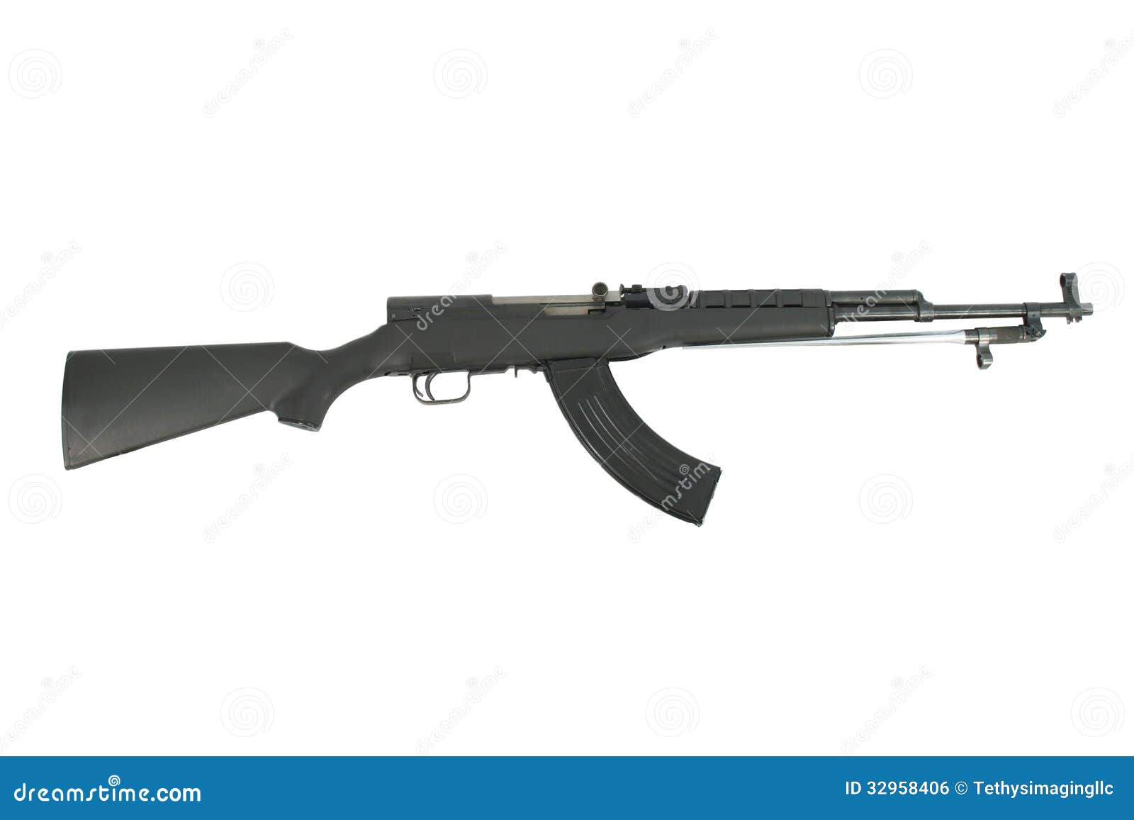 Sks Rifle Isolated White Background Stock Photos - Free & Royalty-Free ...