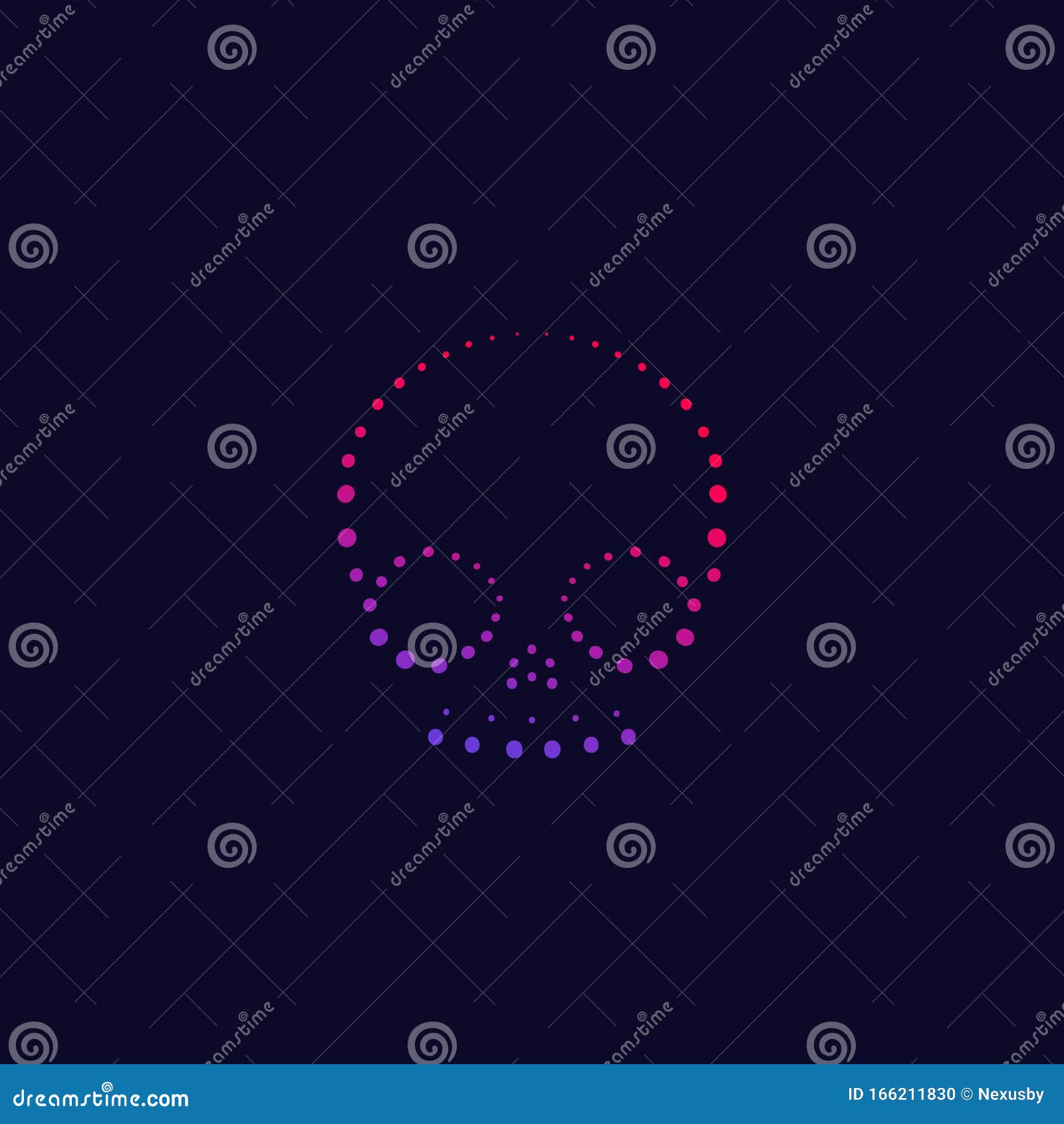 Skull, Abstract Print, Vector Stock Vector - Illustration of ...