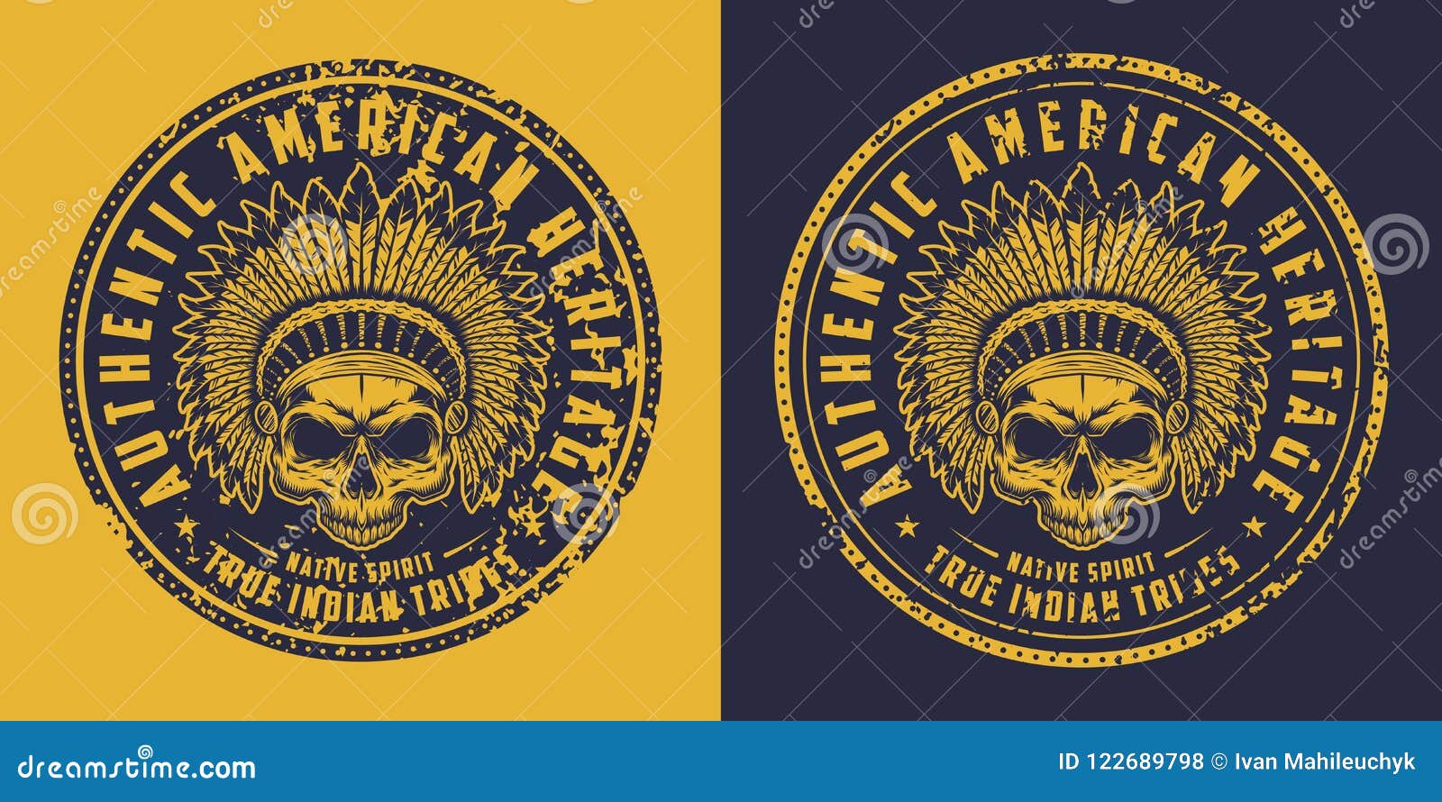 Skull of american indian. stock vector. Illustration of cherokee ...