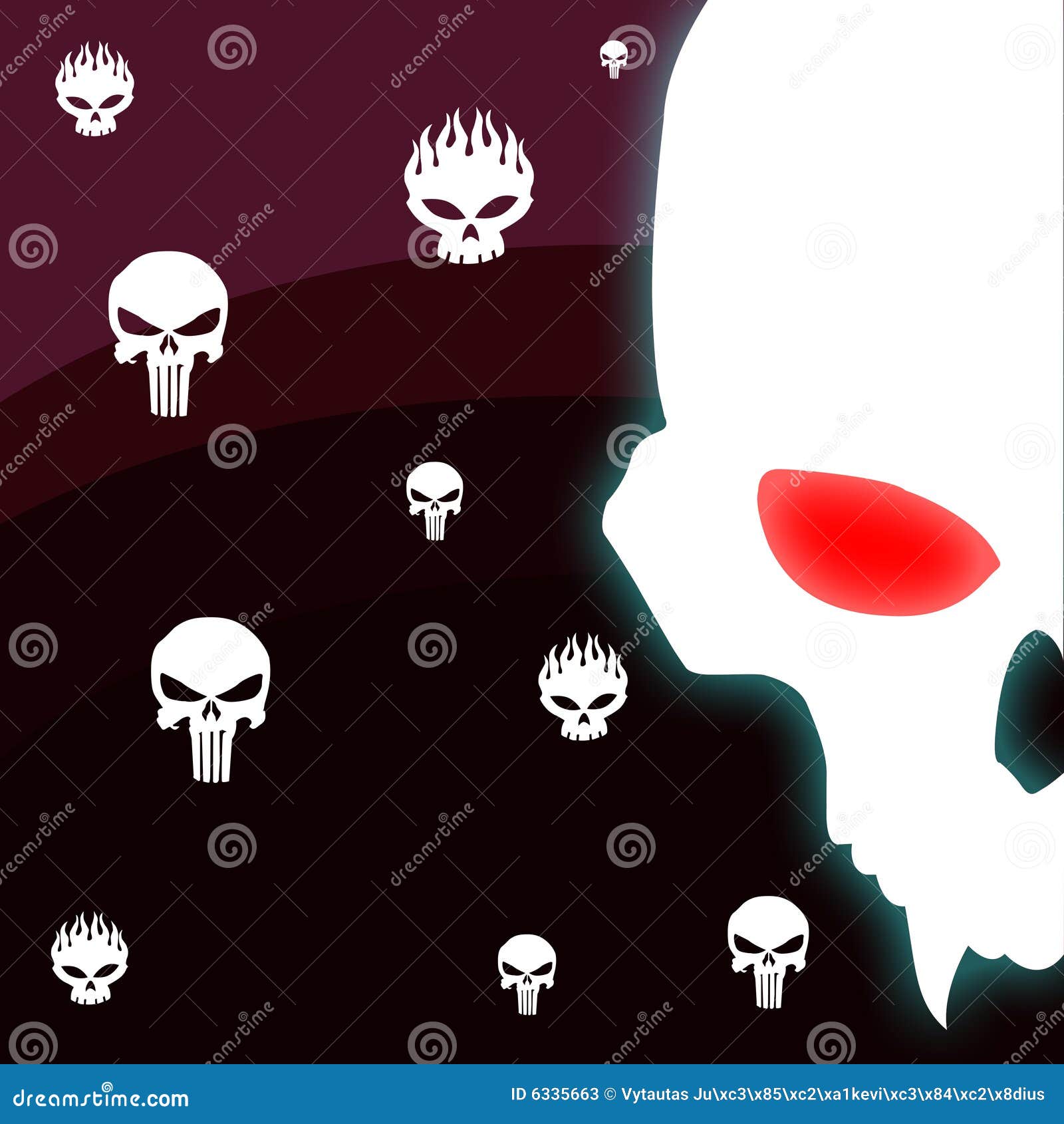 Skull Shapes Stock Illustrations – 809 Skull Shapes Stock Illustrations ...