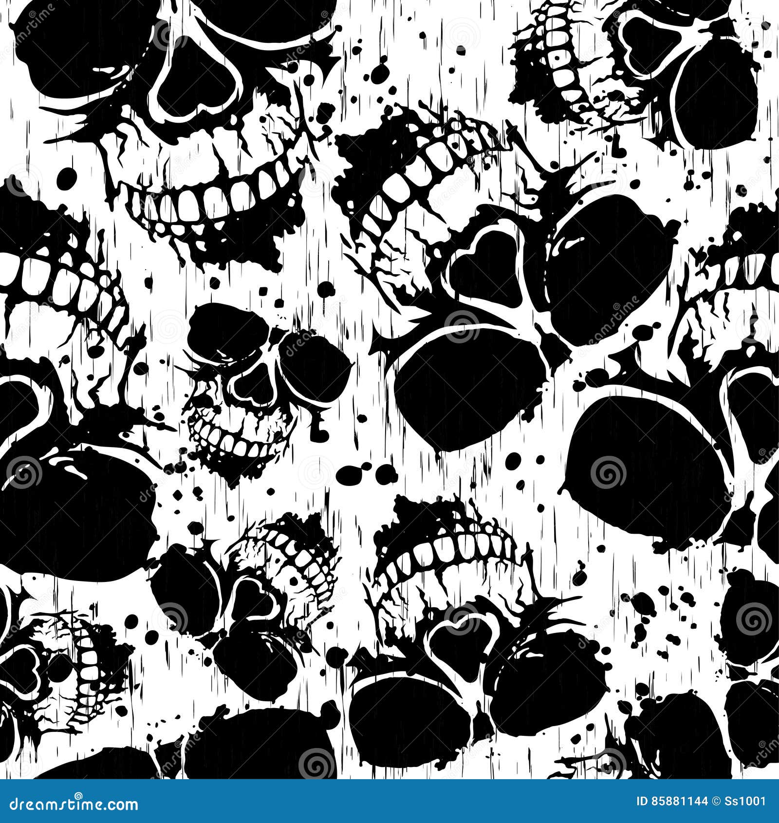 Skull background stock vector. Illustration of horror - 85881144