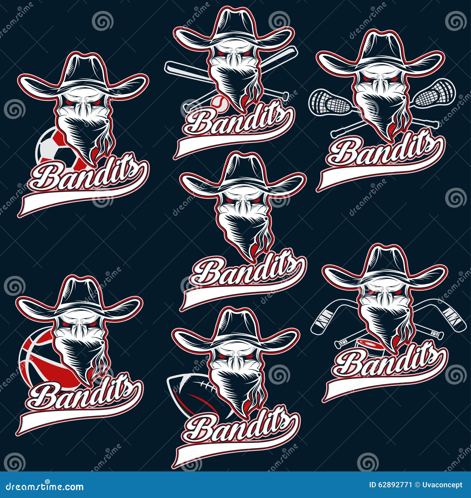 Skull Bandit Handling Gun Hand Drawing Vector | CartoonDealer.com ...