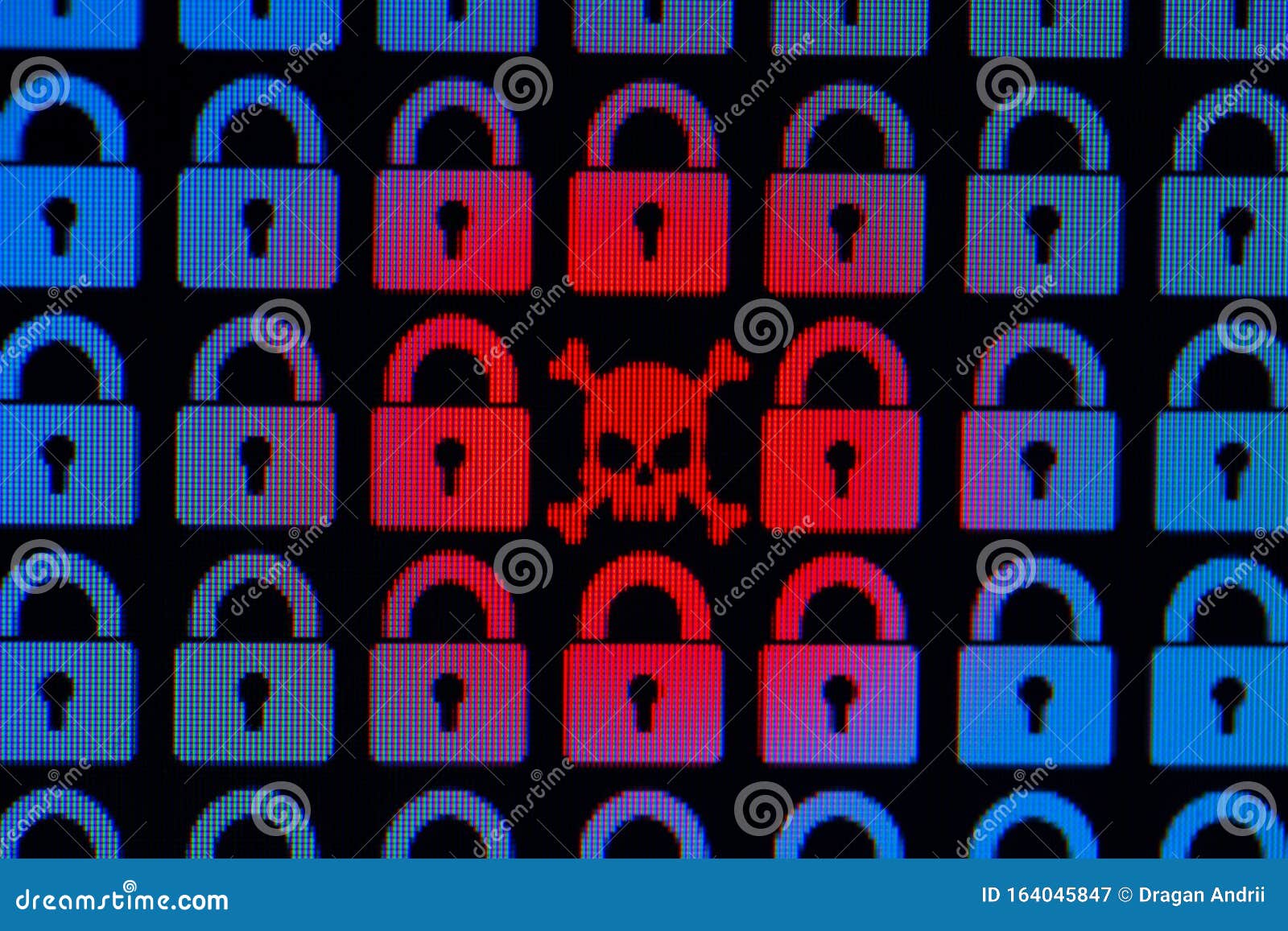 Skull and Bone As a Symbol of Hacking Programs or Personal Information ...