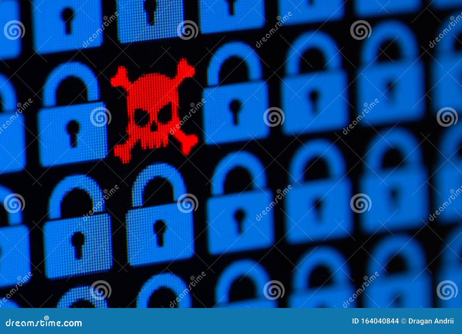 Skull and Bone As a Symbol of Hacking Programs or Personal Information ...