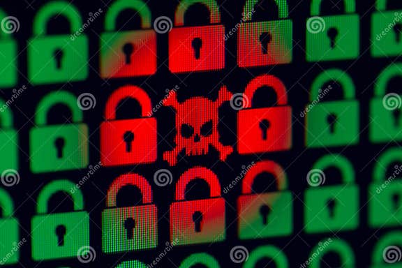 Skull and Bone As a Symbol of Hacking Programs or Personal Information ...