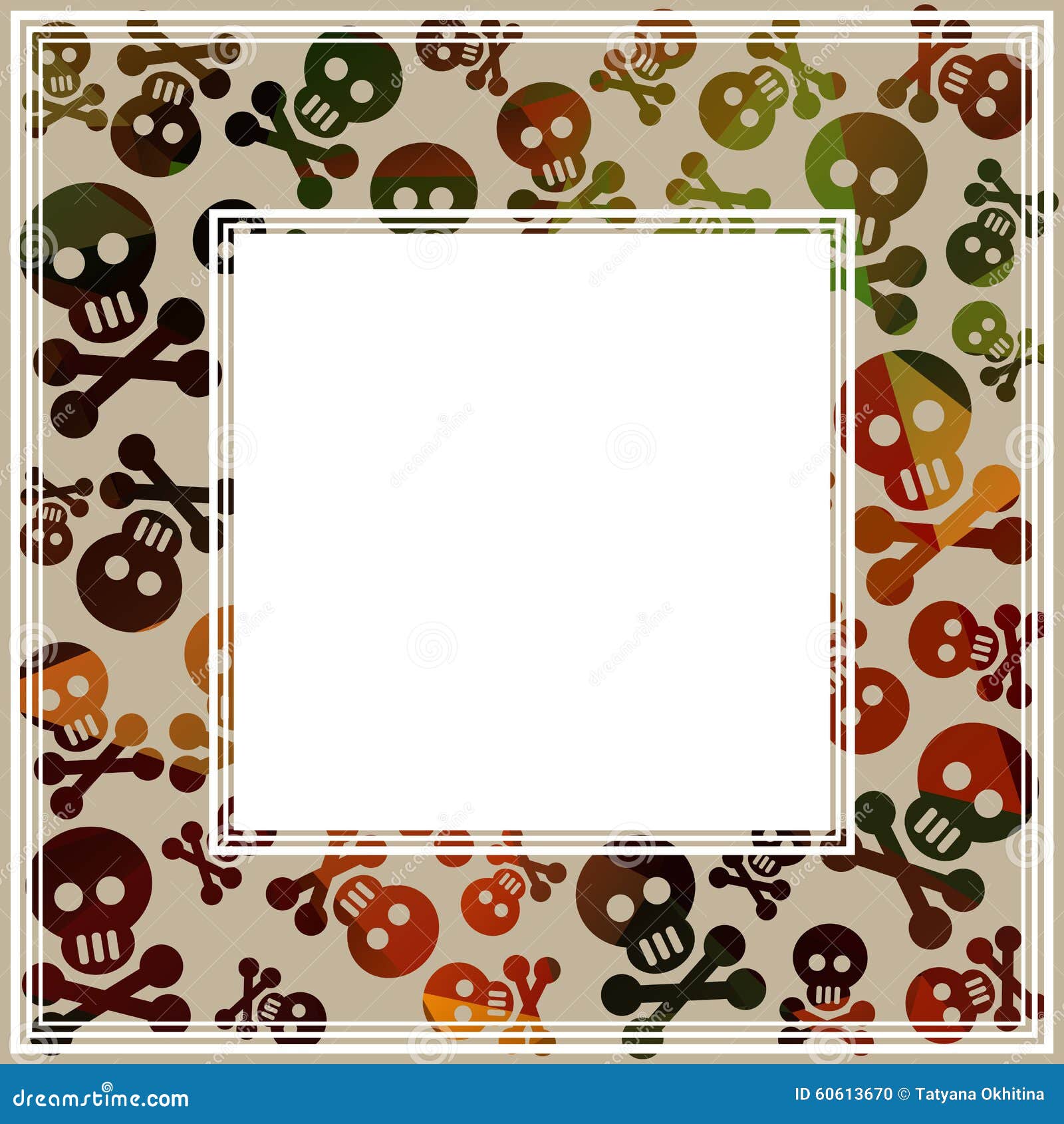Bones Border / Frame Royalty-Free Stock Photography | CartoonDealer.com ...