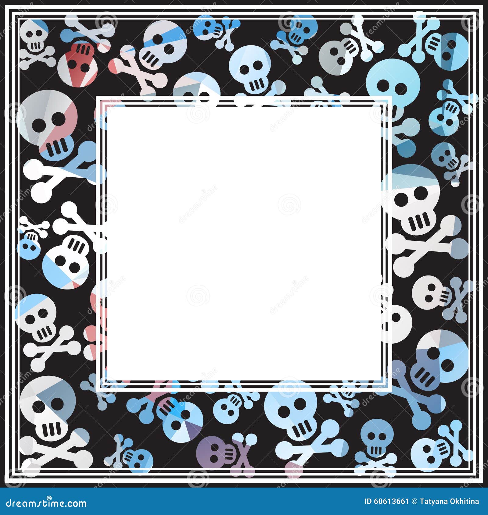 Bones Border / Frame Royalty-Free Stock Photography | CartoonDealer.com ...