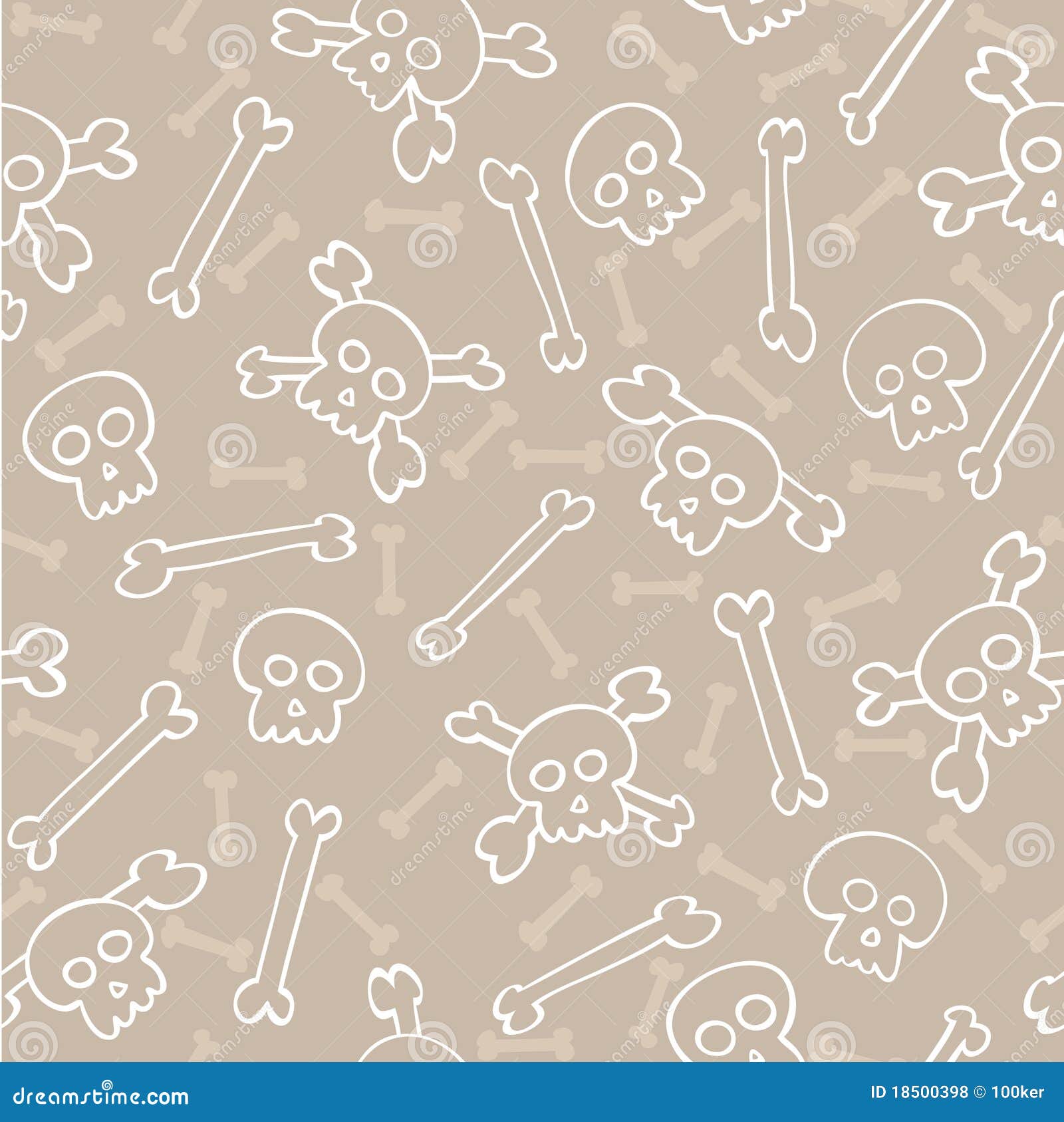 Skull And Bones Line And Glyph Icon. Danger Vector Illustration ...