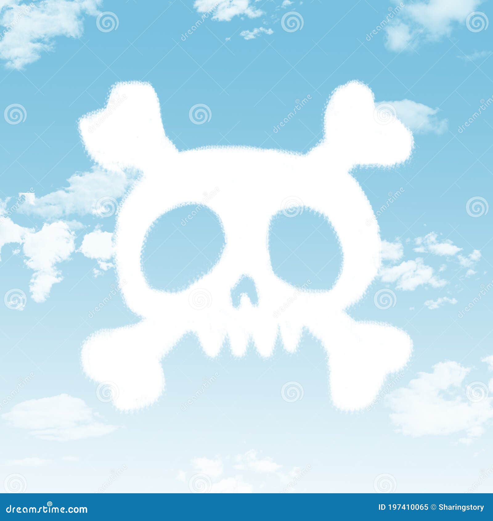 Skull Cloud Stock Illustrations – 2,898 Skull Cloud Stock Illustrations ...