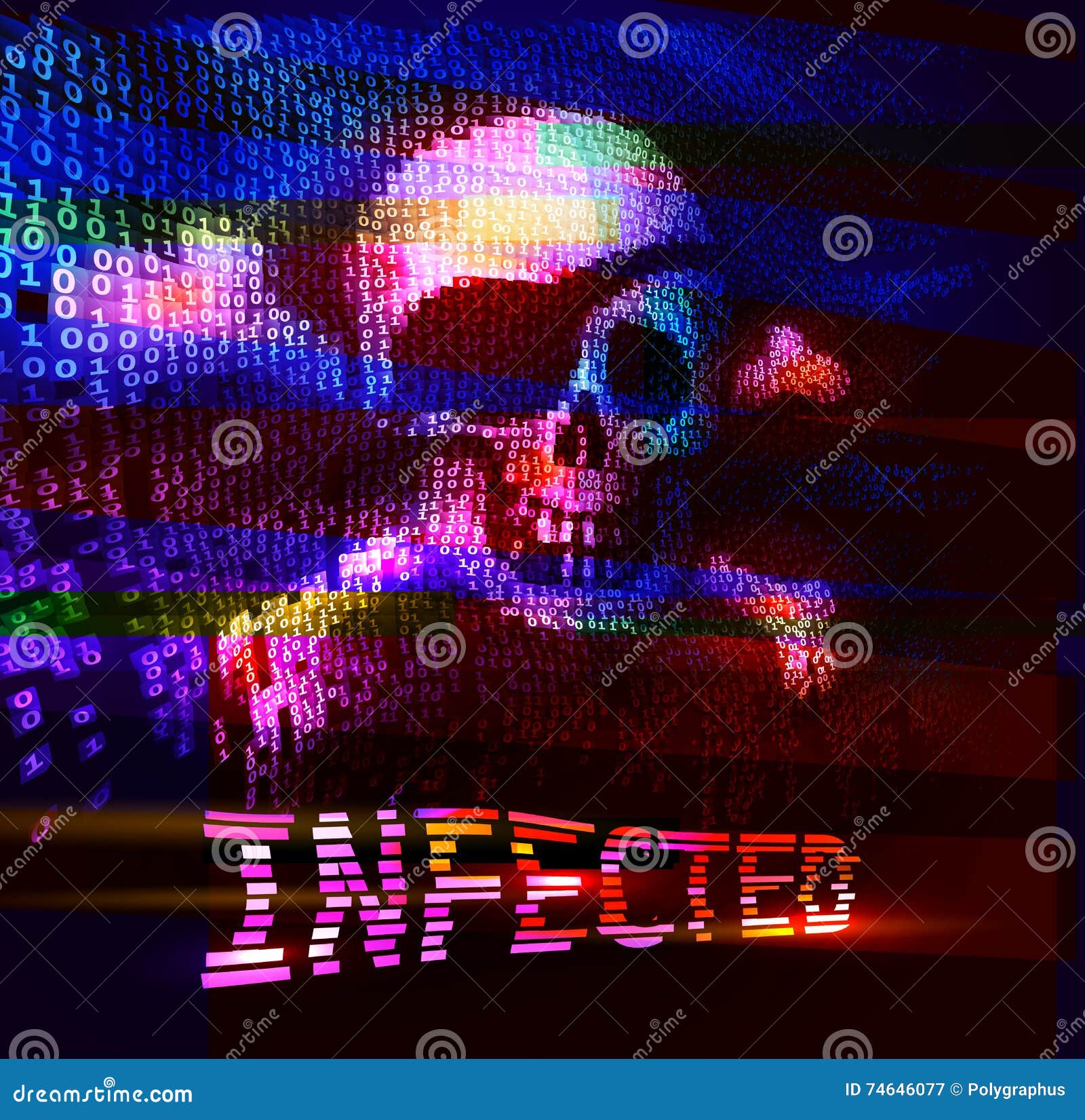 Skull Code Stock Image | CartoonDealer.com #6748177