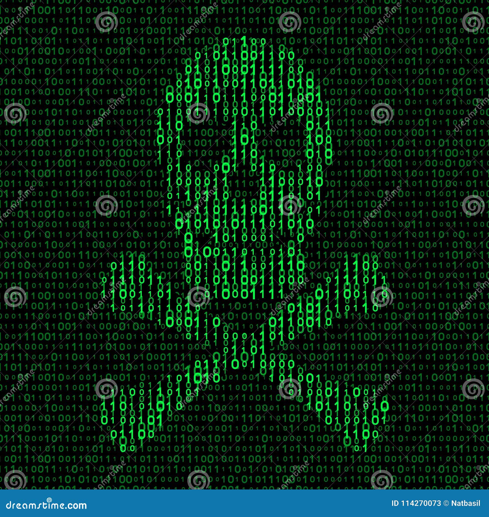 Skull and Crossbones with Binary Code. Virus Concept Stock Vector ... Skull and Crossbones with Binary Code. Virus Concept Stock Vector ...