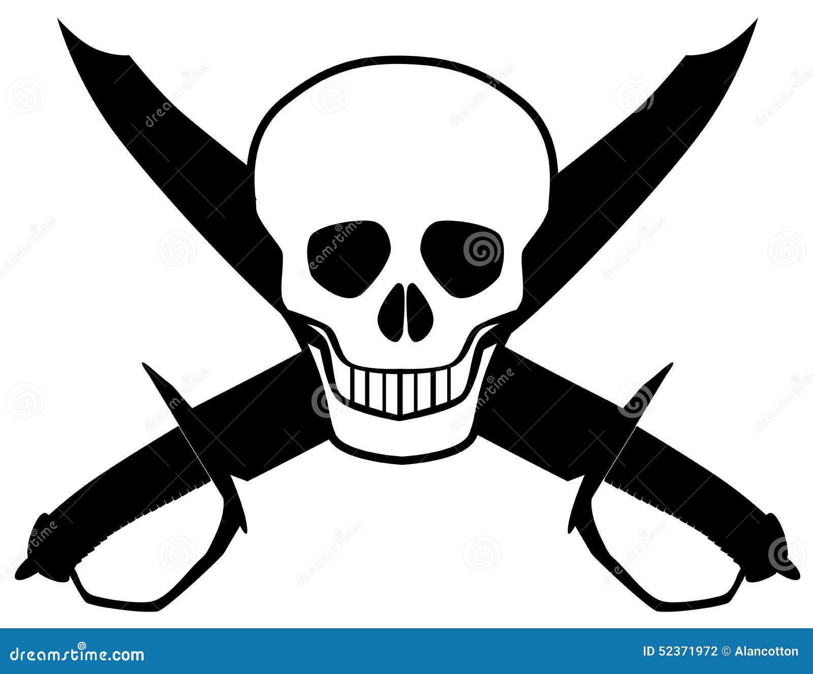 Crossed Cutlasses Royalty-Free Stock Photography | CartoonDealer.com ...