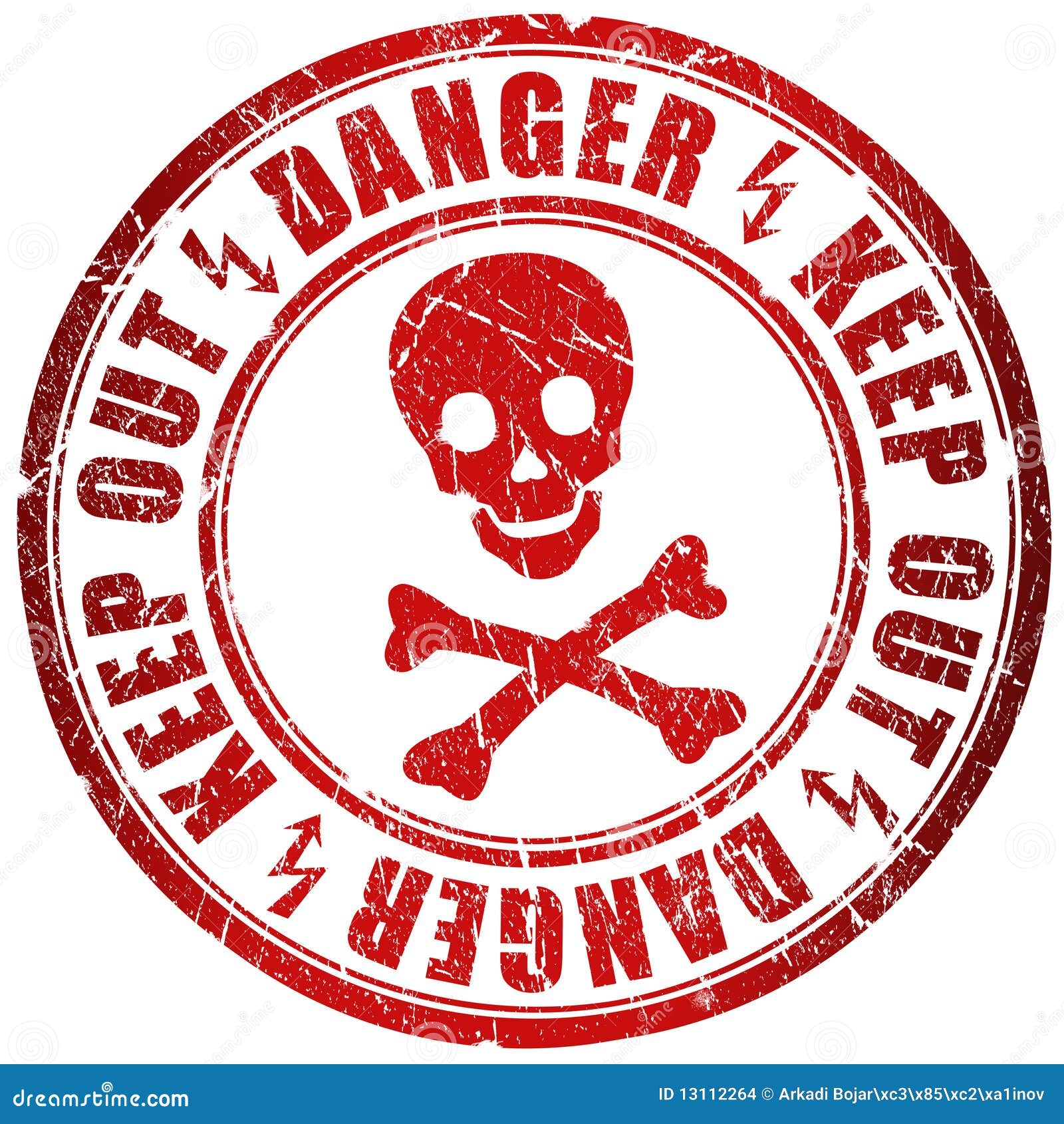 Danger Sign Skull Png