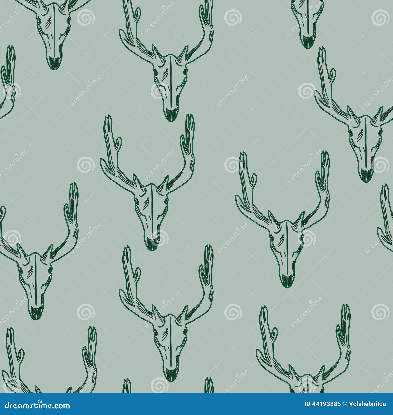 Skull of a deer texture stock vector. Illustration of skull - 44193886