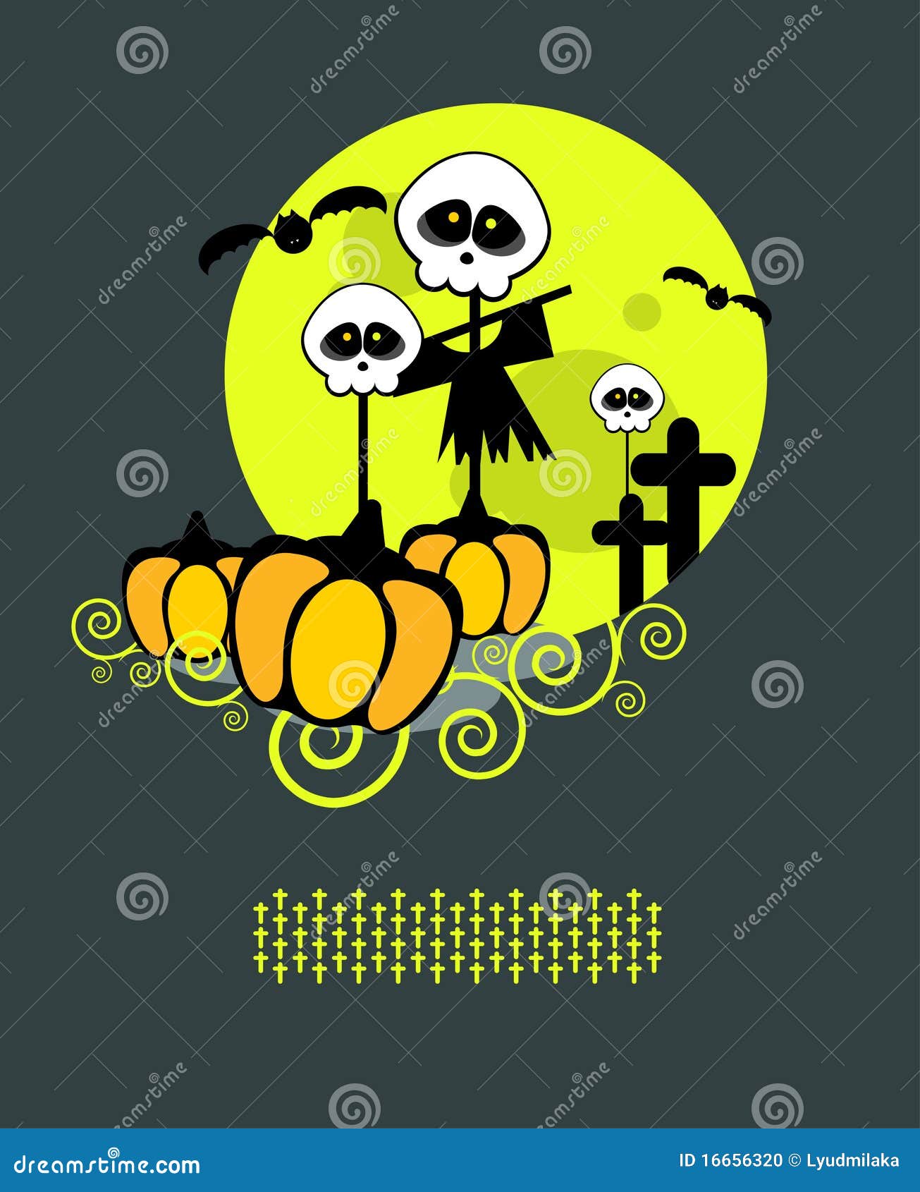 Skull effigy a stock vector. Illustration of cartoon - 16656320
