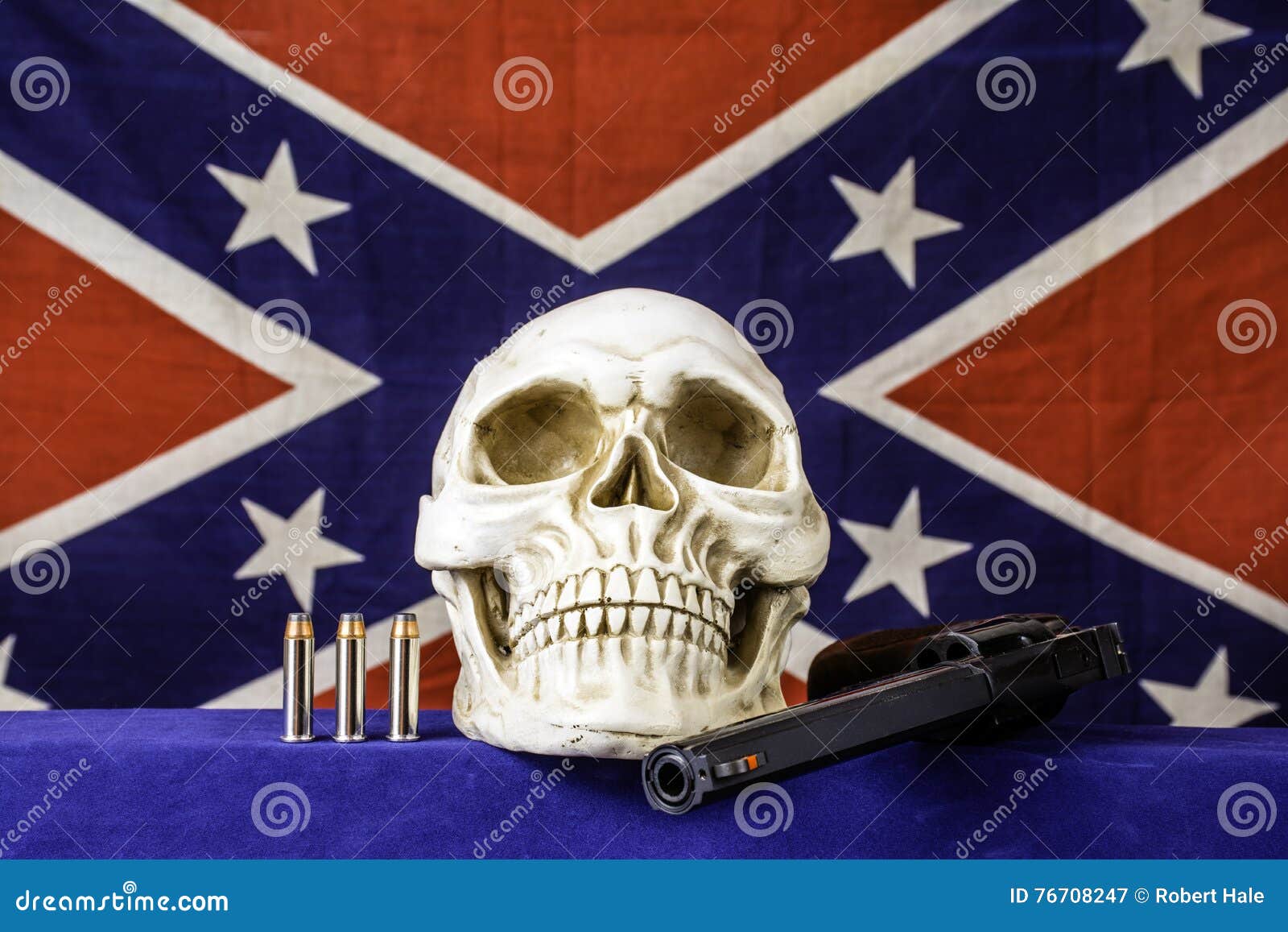 Skull and Flag stock image. Image of rebel, confederate - 76708247