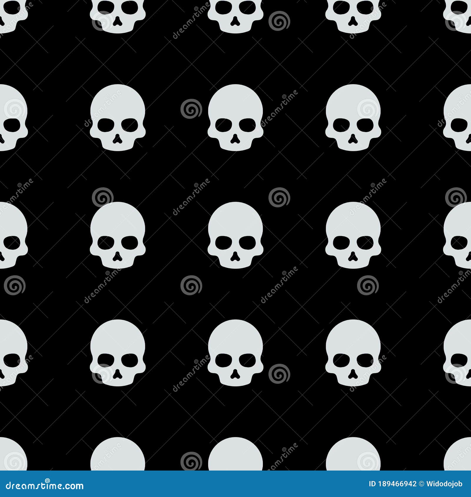 Skull halloween pattern stock vector. Illustration of print - 189466942