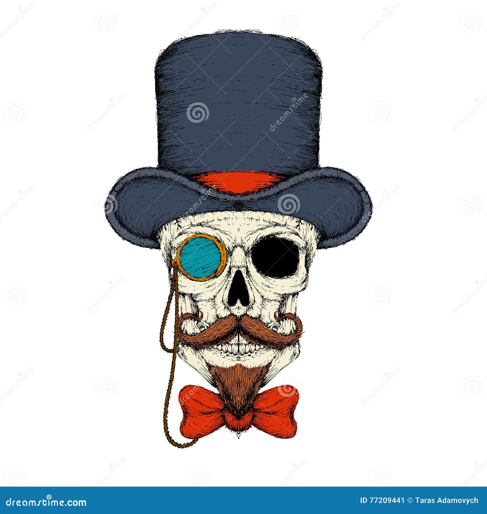 Aristocrat Pig Monocle Tuxedo Drawing Cartoon Vector | CartoonDealer ...