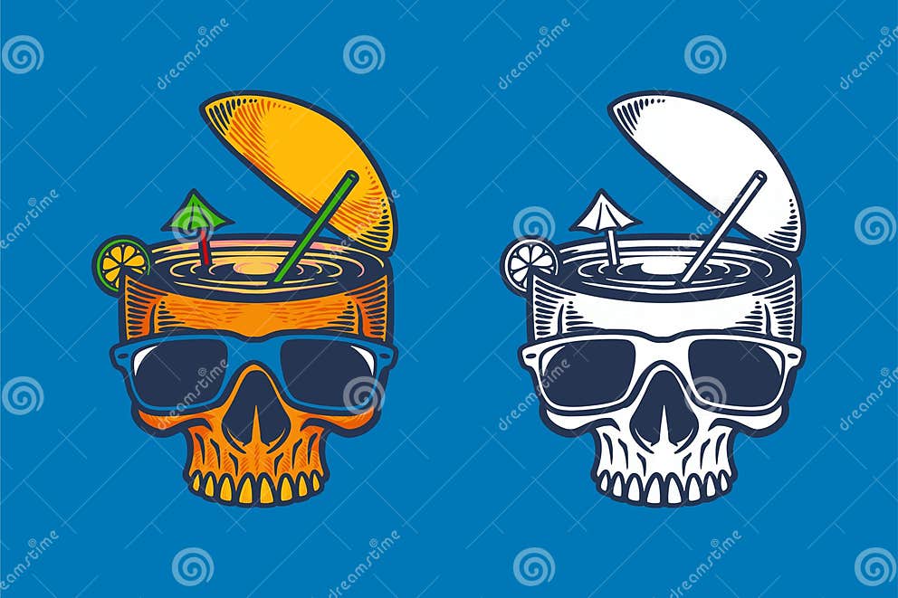 SKULL ILLUSTRATION NEW FILE 1-03 Stock Vector - Illustration of design ...