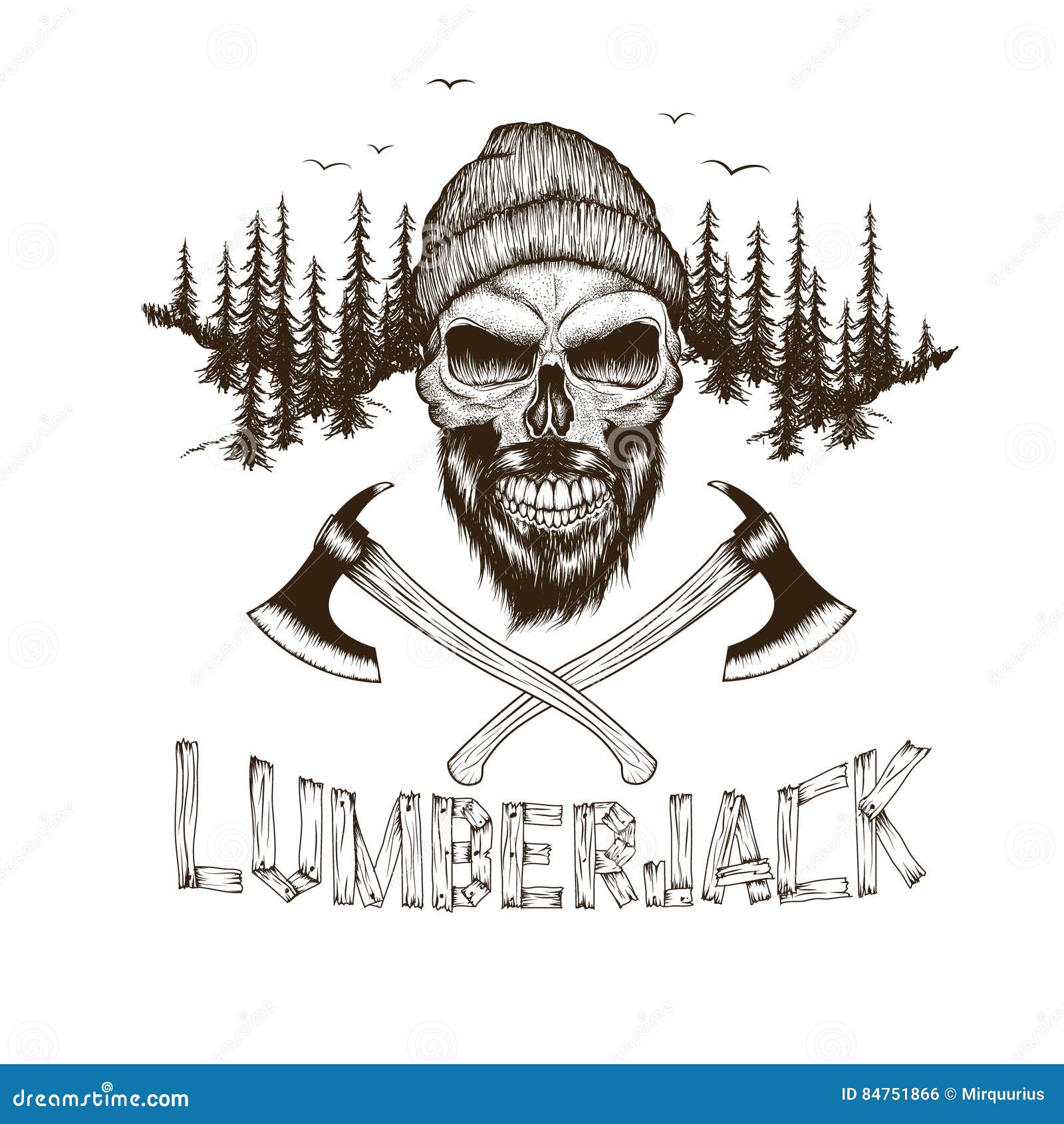 Lumberjack Axe Tattoo