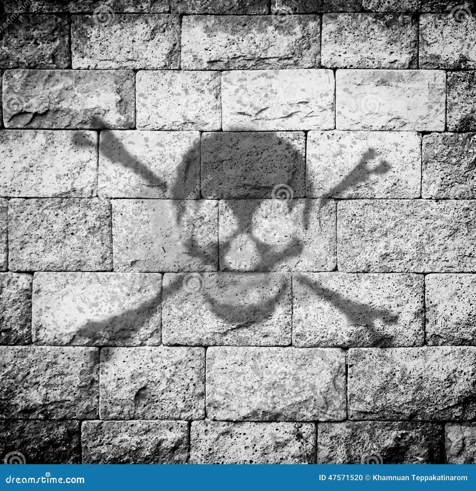 Skull Paint Royalty-Free Stock Image | CartoonDealer.com #47571520