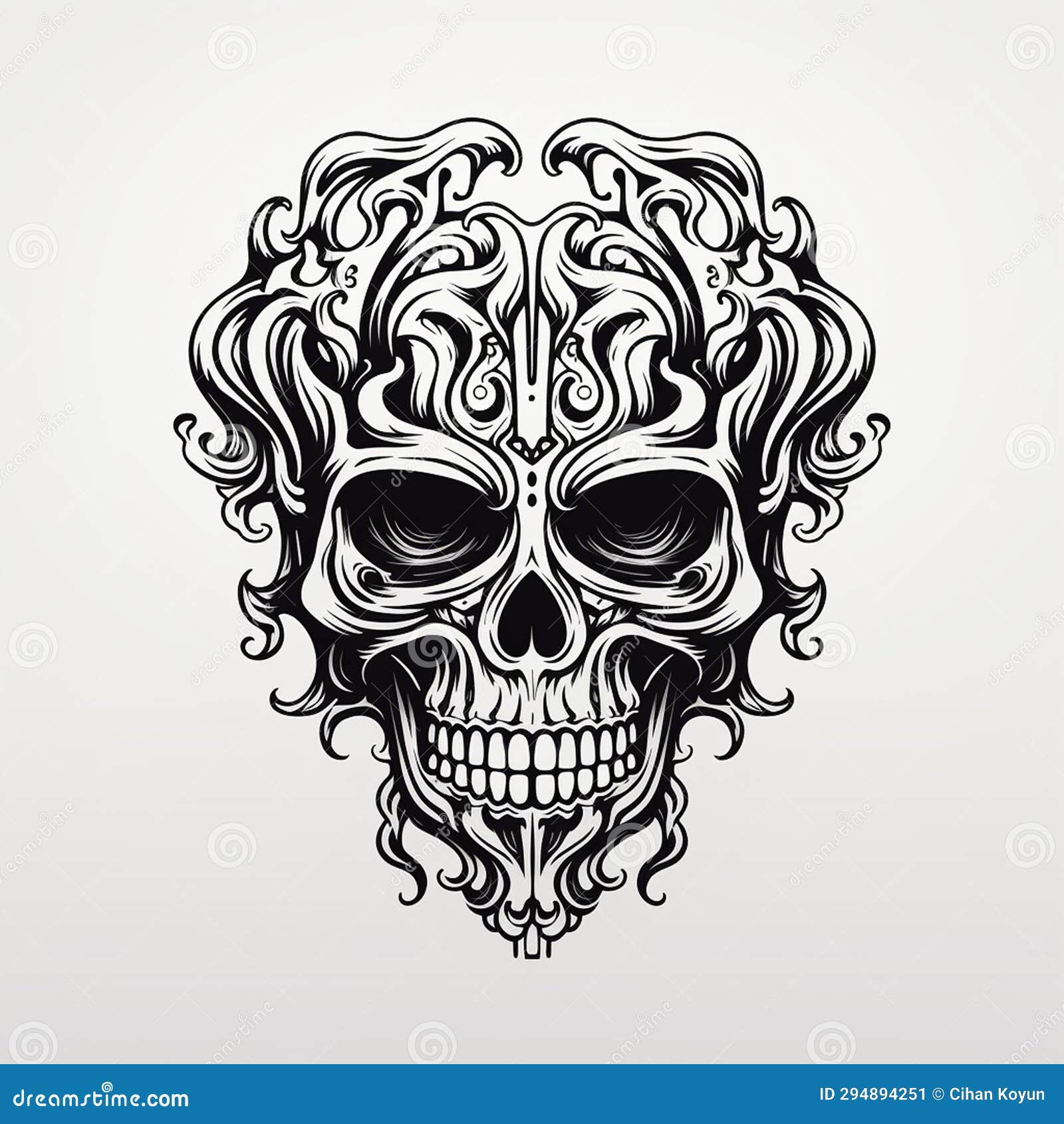 Skull with Pop Culture Reference Stock Illustration - Illustration of ... Skull with Pop Culture Reference Stock Illustration - Illustration of ...