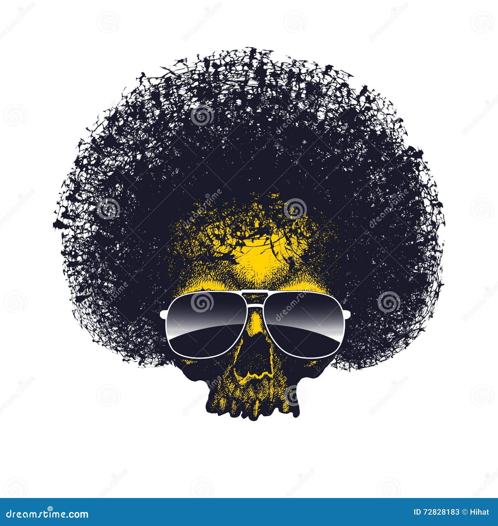 Skull Reggae Graphic Design. Stock Vector - Illustration of hand ...