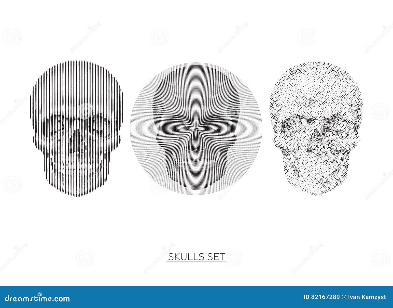 Skull set design element stock vector. Illustration of ancient - 82167289