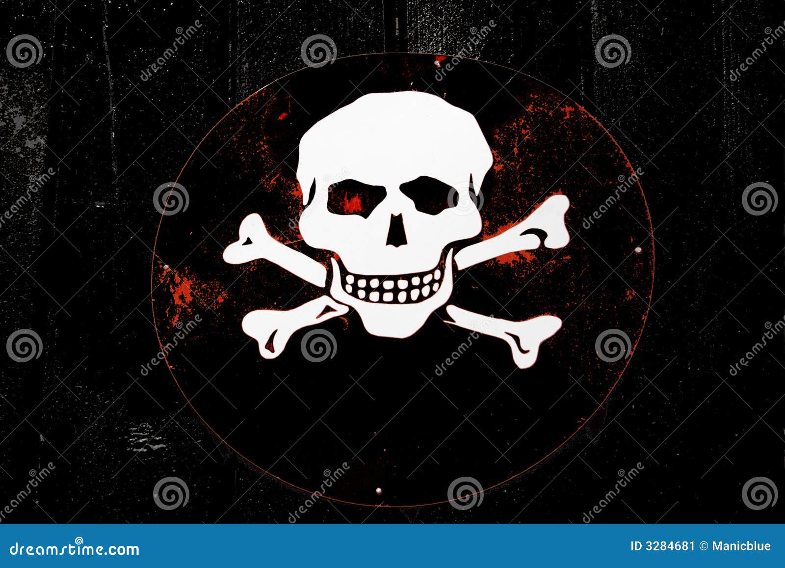 Skull sign stock image. Image of black, color, warning - 3284681
