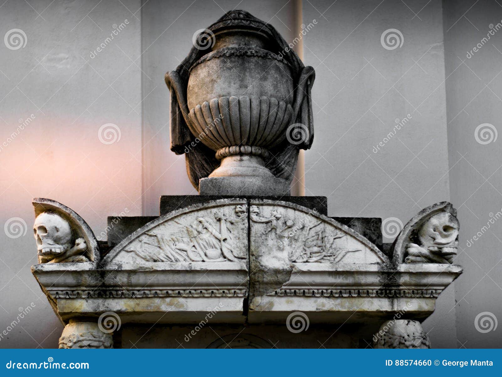 Skull Statues stock photo. Image of skulls, sculpture - 88574660