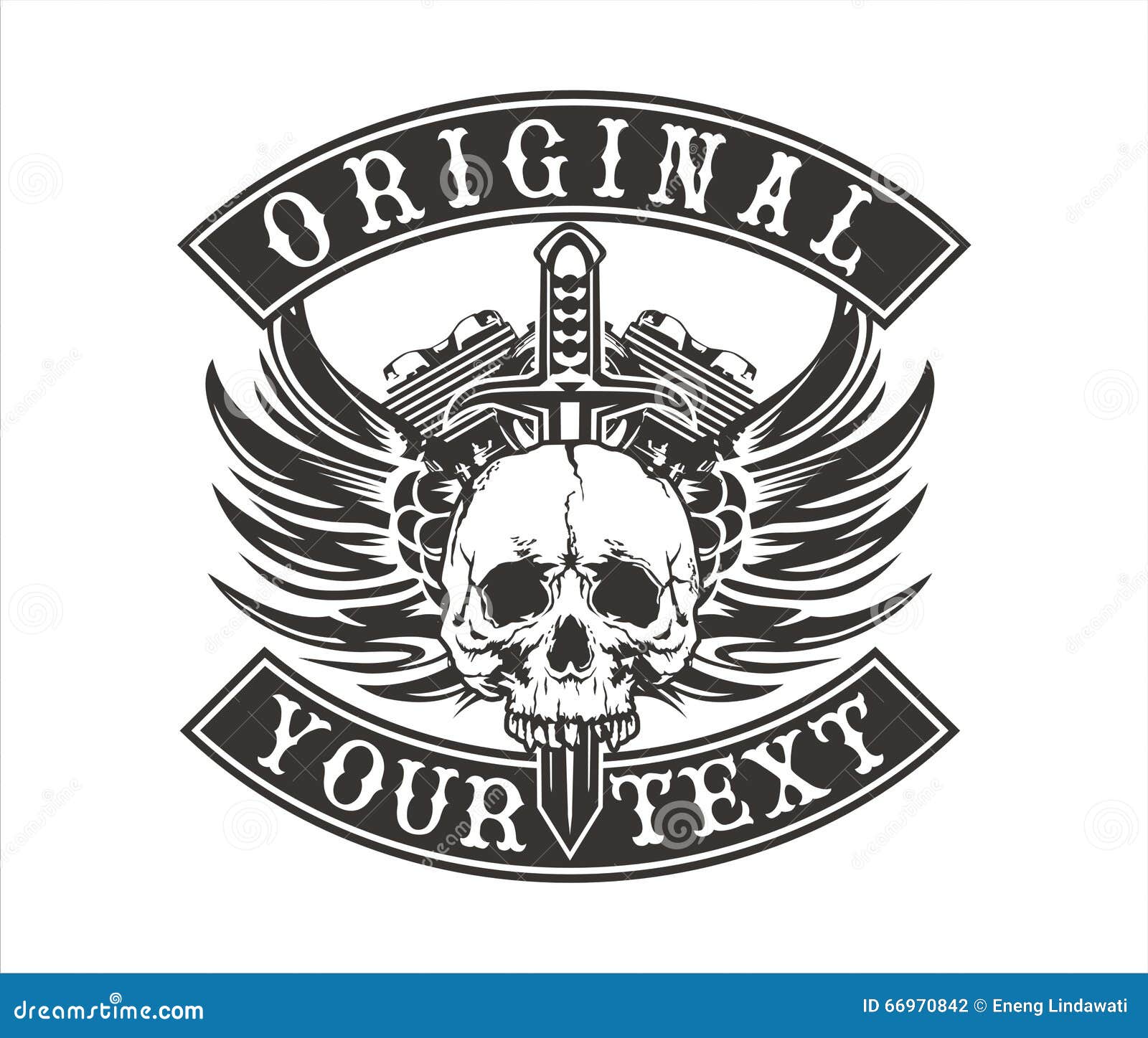 SKULL sword machine stock illustration. Illustration of mask - 66970842