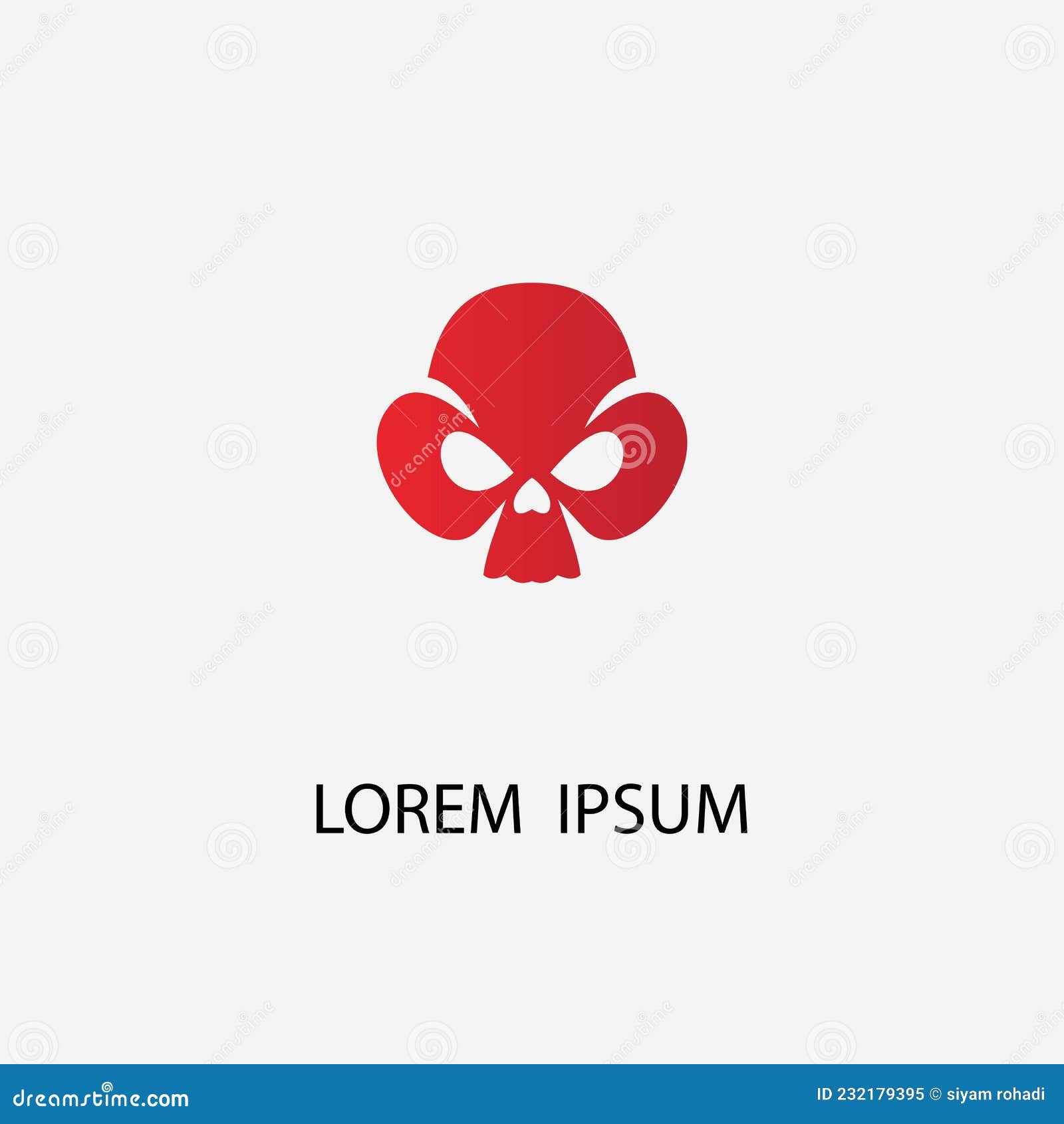 Skull Vector Illustration Design Icon Logo Stock Vector - Illustration ...