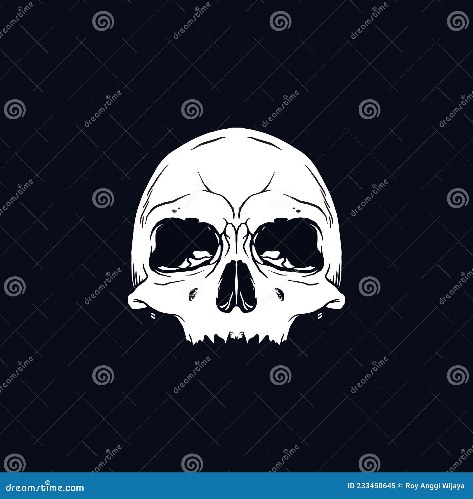 Skull Vector Logo Design Template Inspiration Idea Concept Stock Vector ...