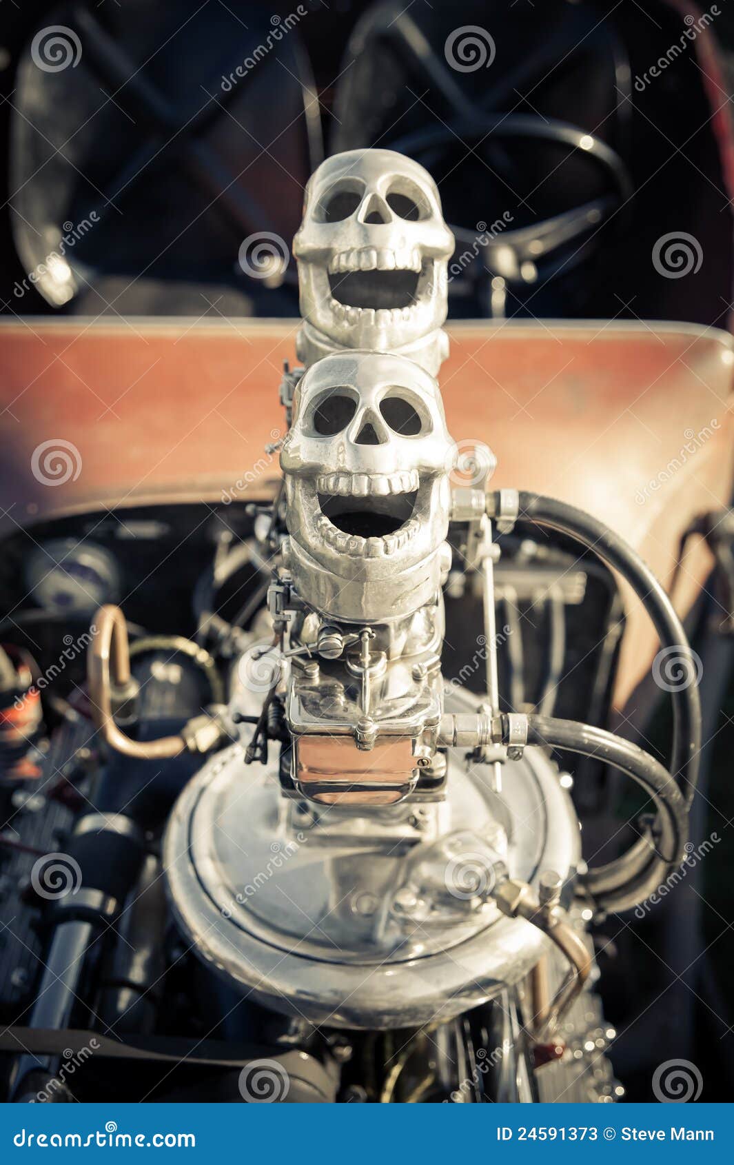 Skulls stock image. Image of carburettor, automobiles - 24591373