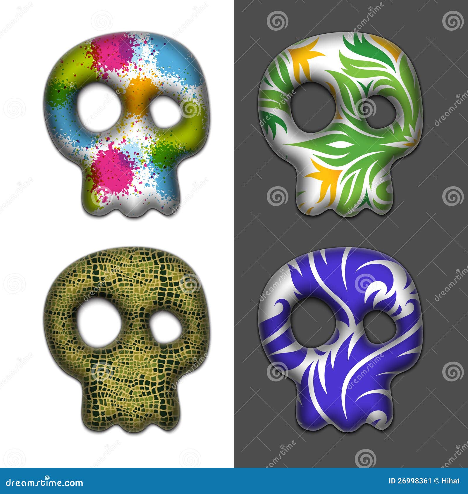 Skulls. stock vector. Illustration of computer, symbol - 26998361