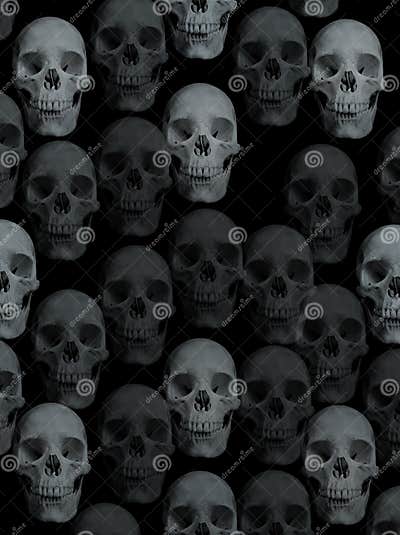 Skulls background stock illustration. Illustration of graphic - 2198394