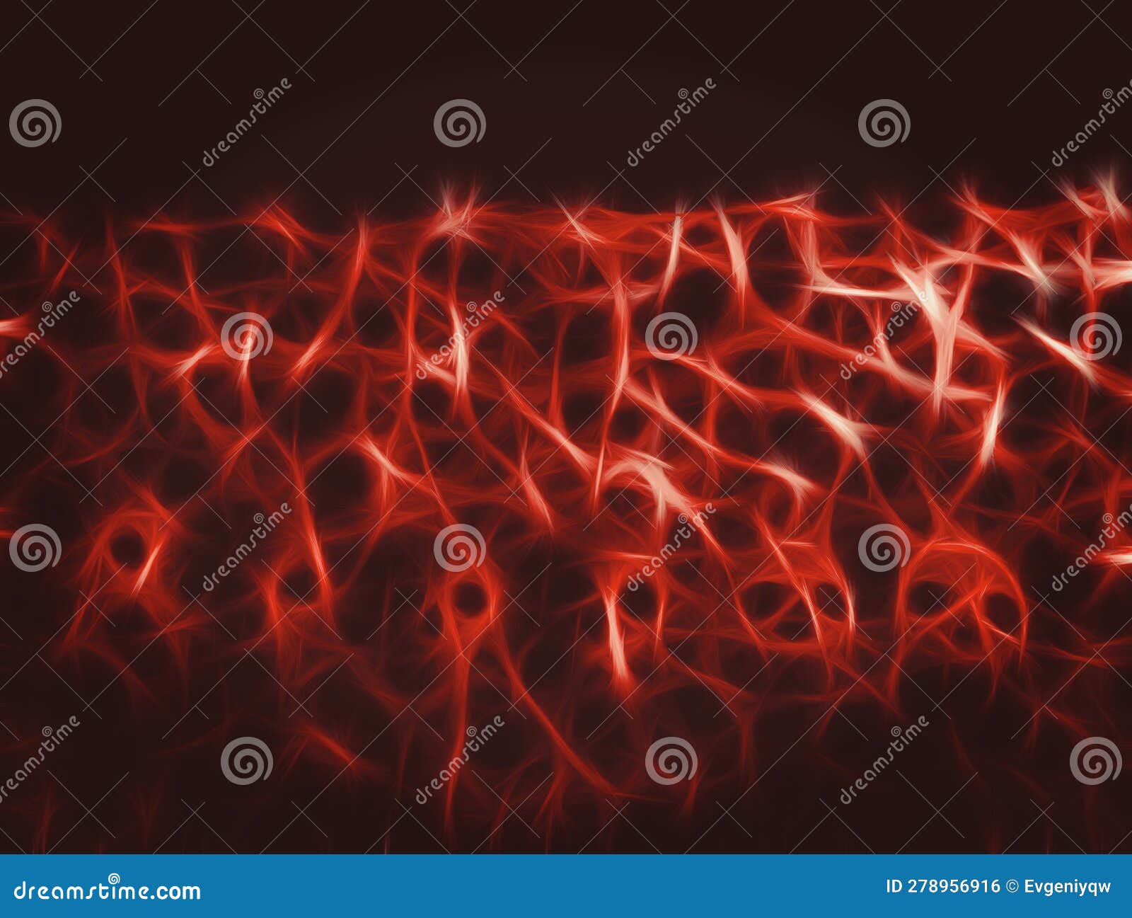 Skulls and Bones, Large Abstract Painting Stock Illustration ...