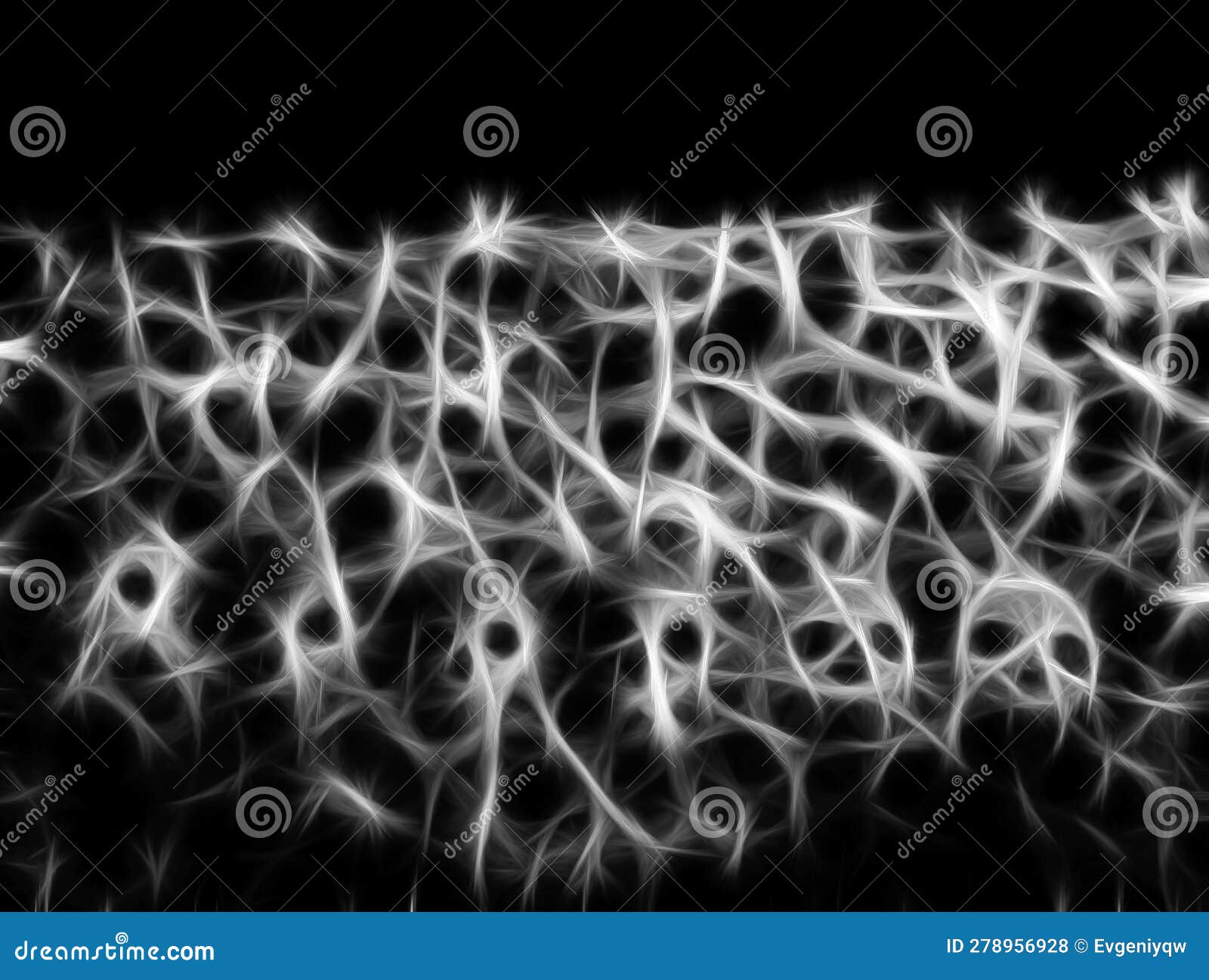 Skulls and Bones, Large Abstract Painting Stock Photo - Image of ...