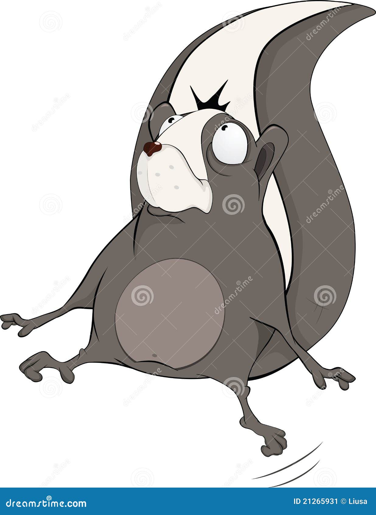 Skunk. Cartoon stock vector. Illustration of curiosity - 21265931