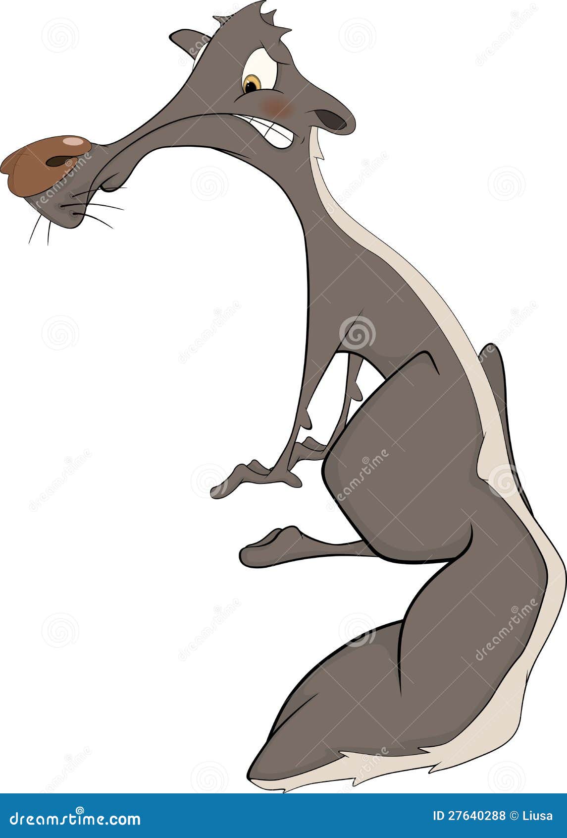 Skunk. Cartoon Vector Illustration | CartoonDealer.com #27640288