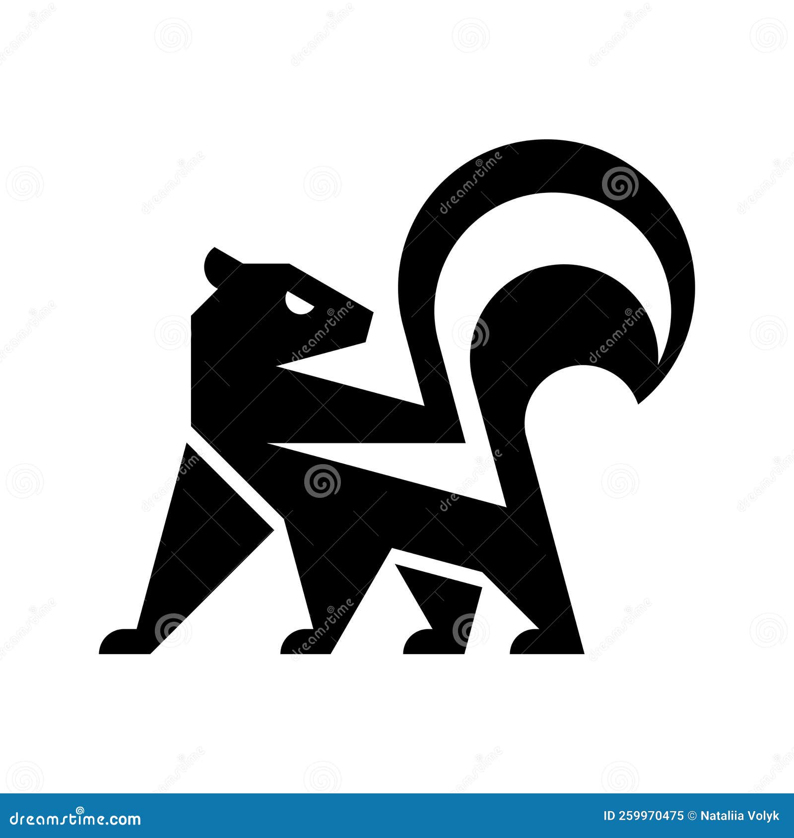 Skunk Logo, Company Logo Design Idea, Vector Illustration ...