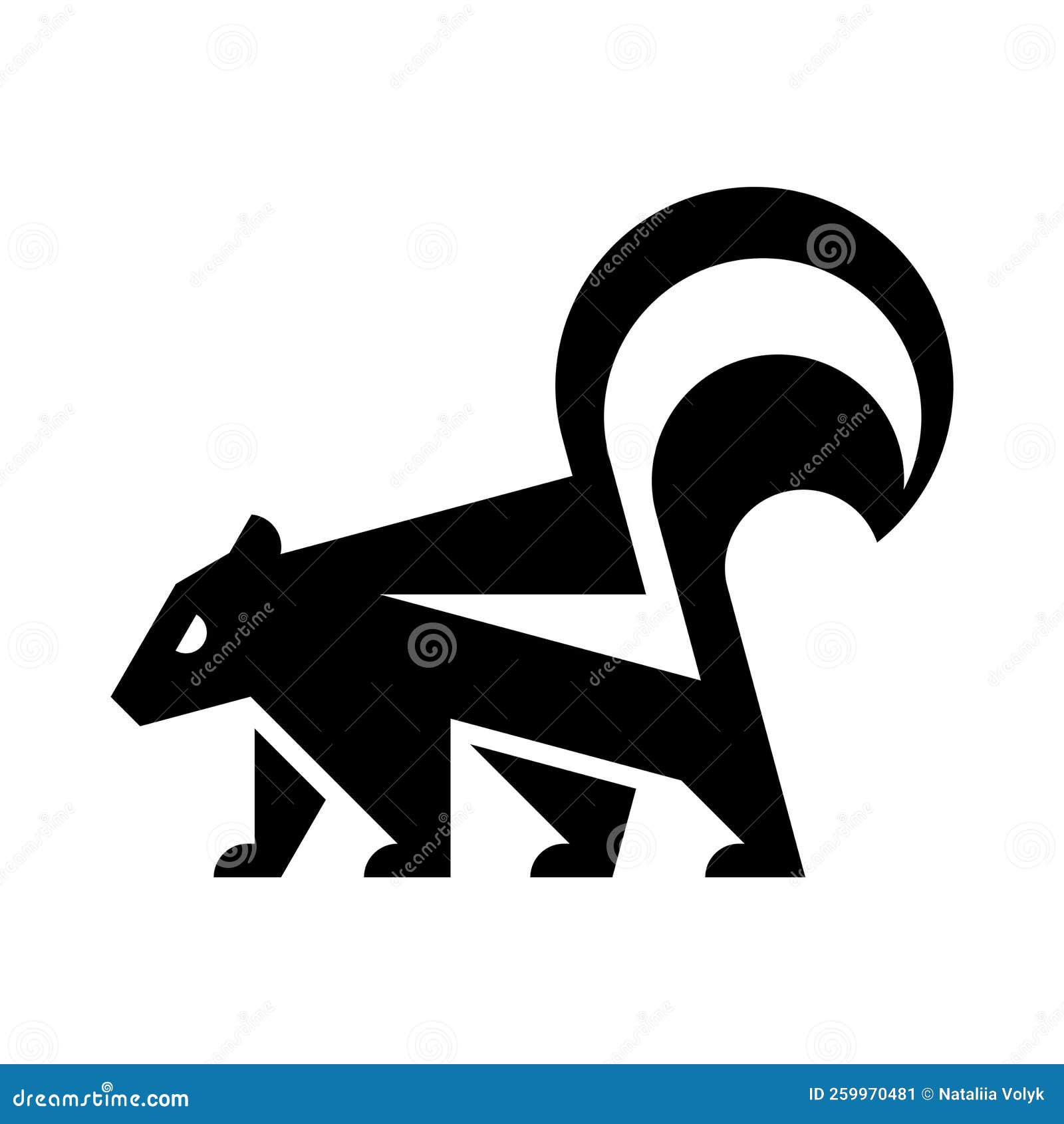 Skunk Logo stock vector. Illustration of template, vector - 259970481