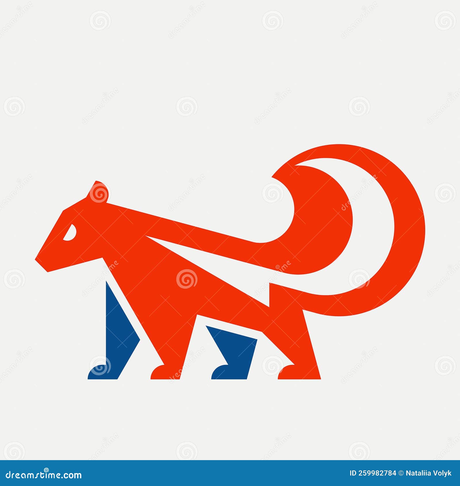 Skunk Logo stock vector. Illustration of graphic, mammal - 259982784