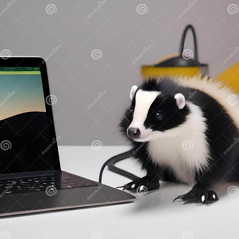A Skunk Programming a Robot Companion Using a Coding Platform Designed ...