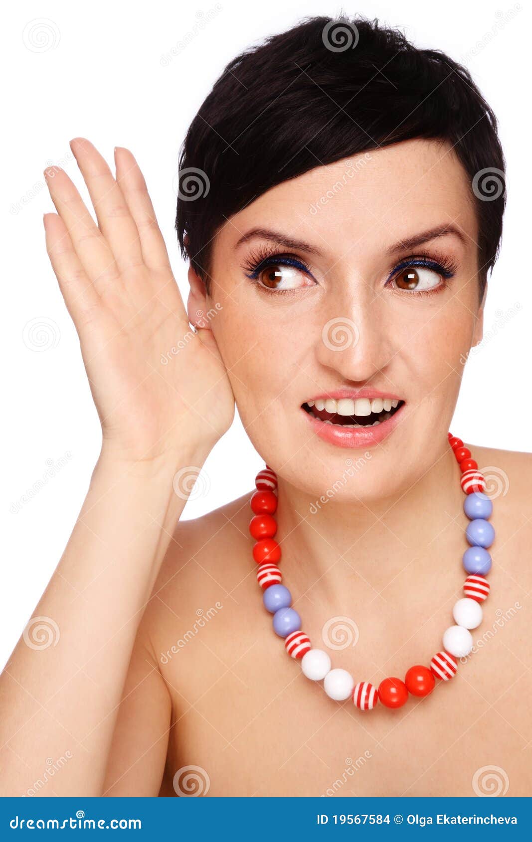 Skvaller arkivfoto. Bild av skvaller, frisyr, sinnligt - 19567584